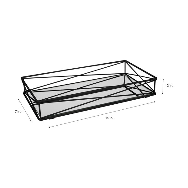 Latitude Run® Criscia Metal Tray & Reviews | Wayfair