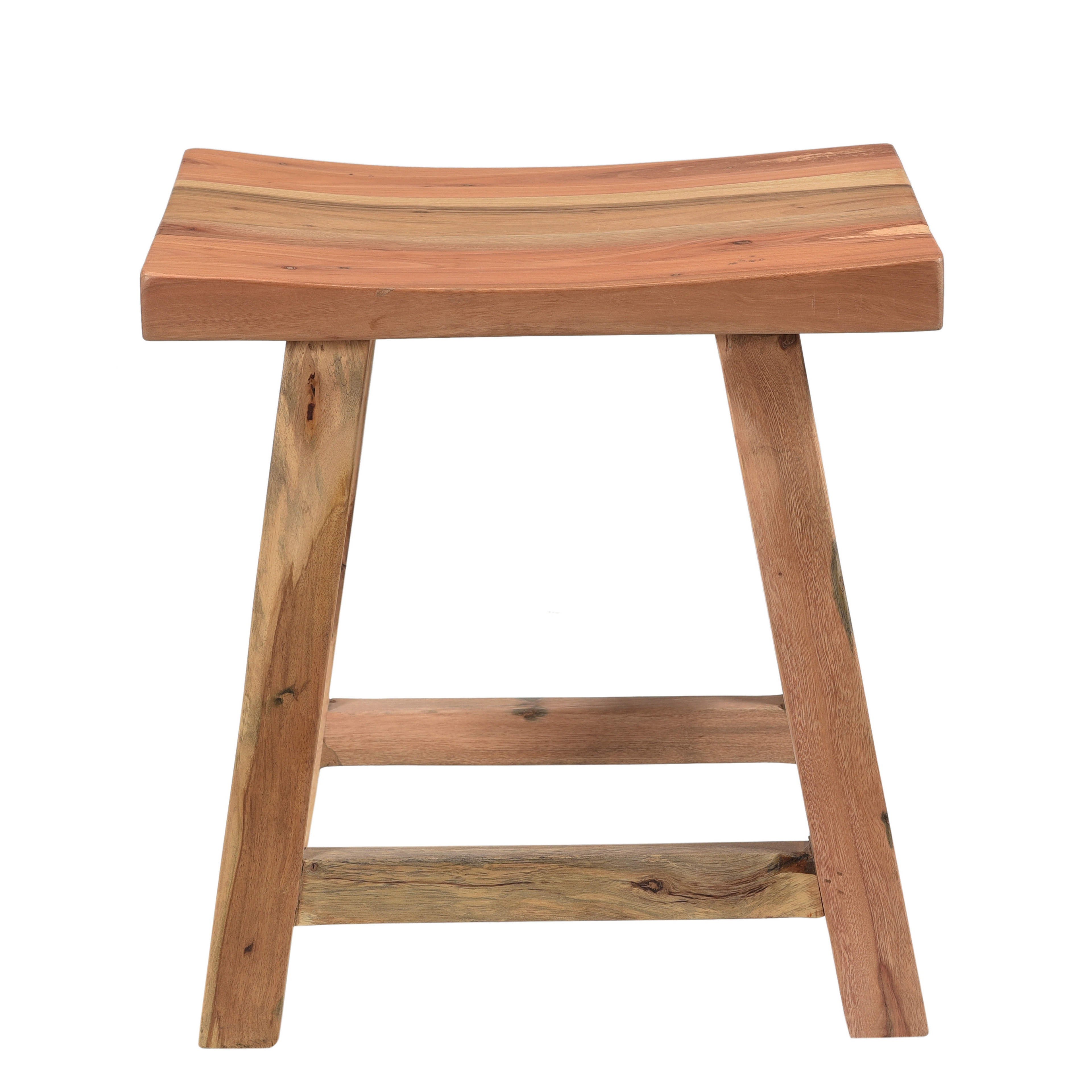 Wildon Home® Pinehurst Acacia Accent Stool & Reviews | Wayfair