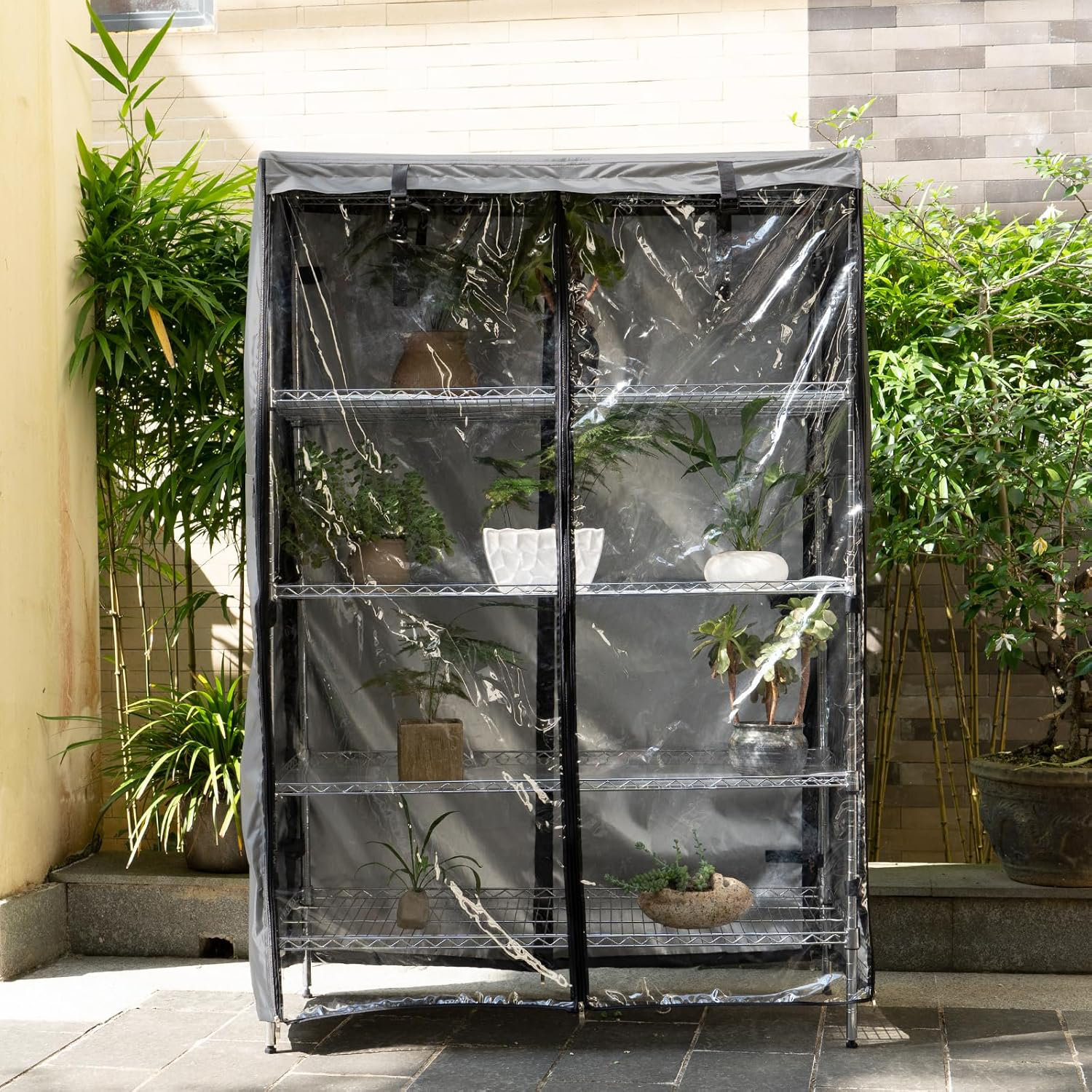 17 Stories Heavy Duty Waterproof Wire Shelving Cover With Clear PVC ...