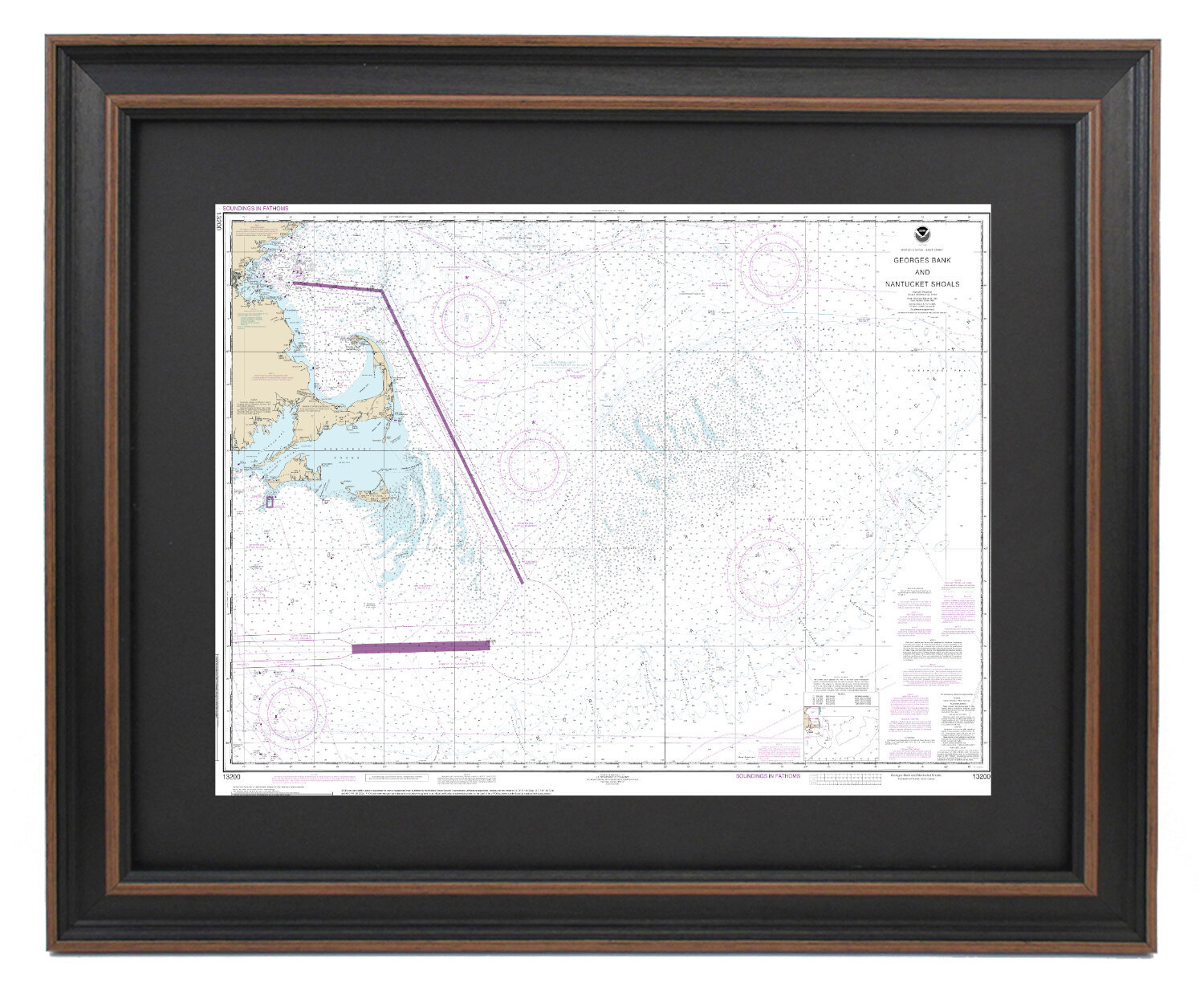 Longshore Tides Georges Bank And Nantucket Shoals | Nautical Chart ...