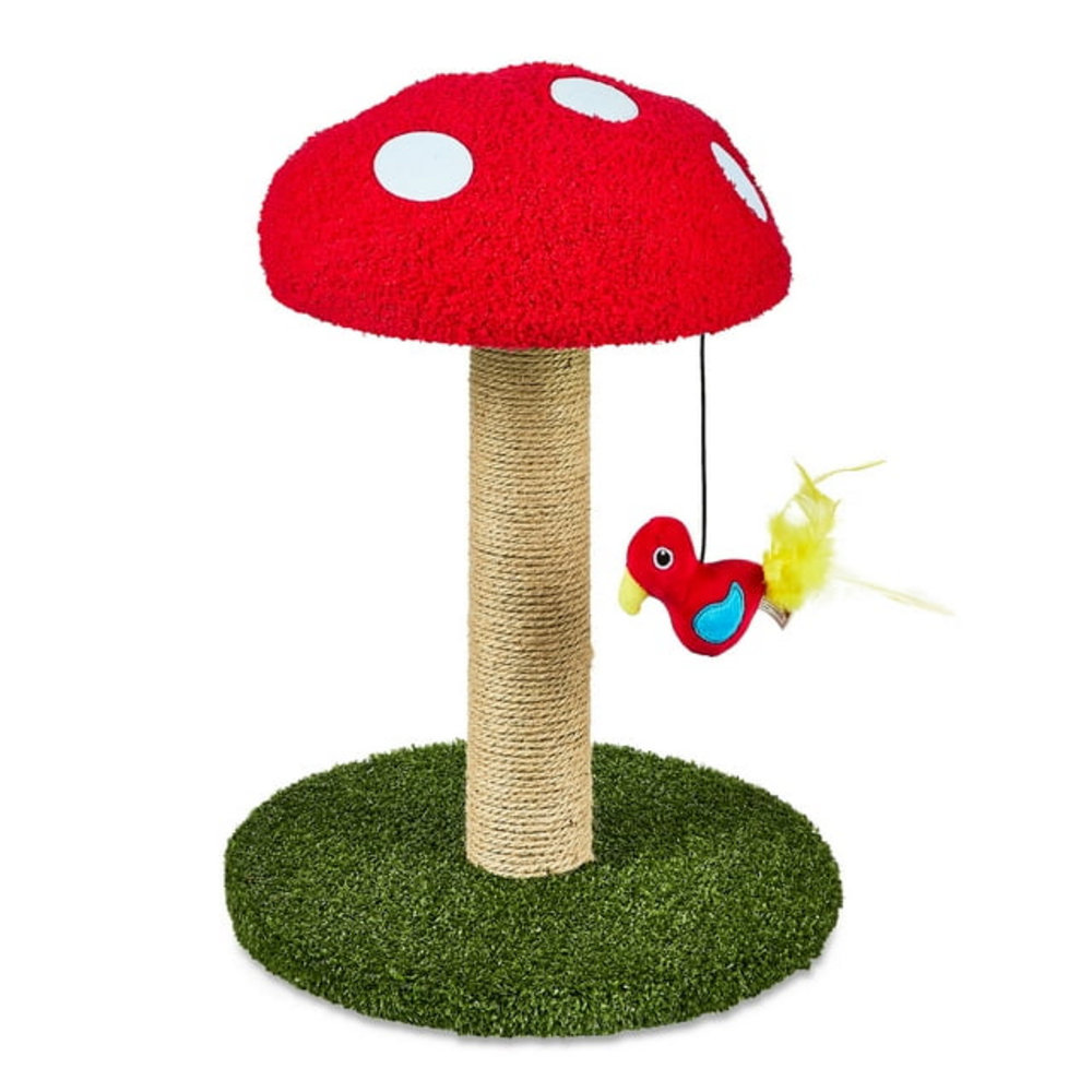 Tucker Murphy Pet™ Deluxe Jute Mushroom Cat Scratching Post With ...