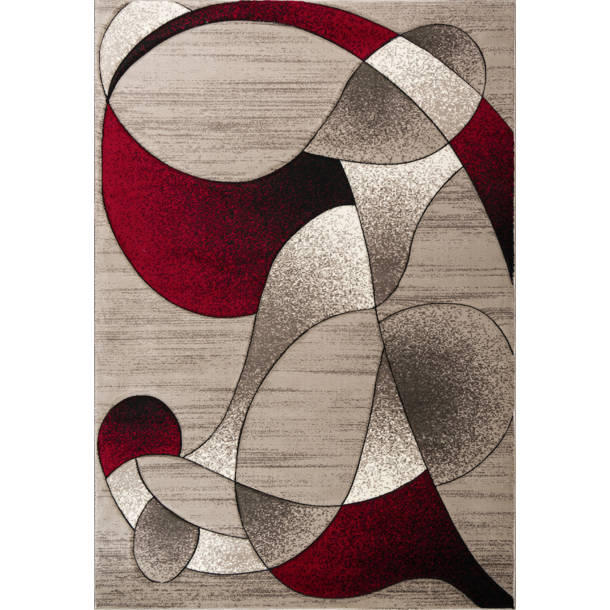 Wrought Studio Nekizia Abstract Rug - Wayfair Canada