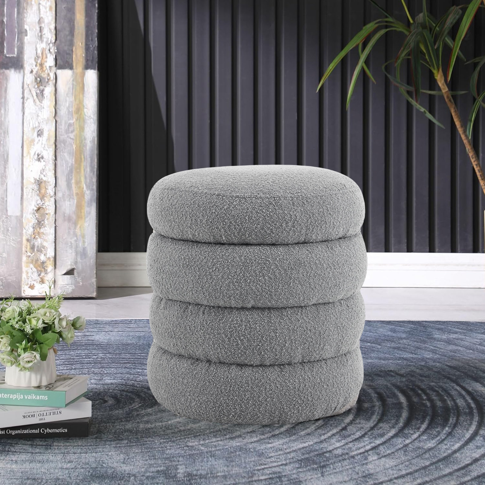 Latitude Run® Upholstered Storage Ottoman - Wayfair Canada