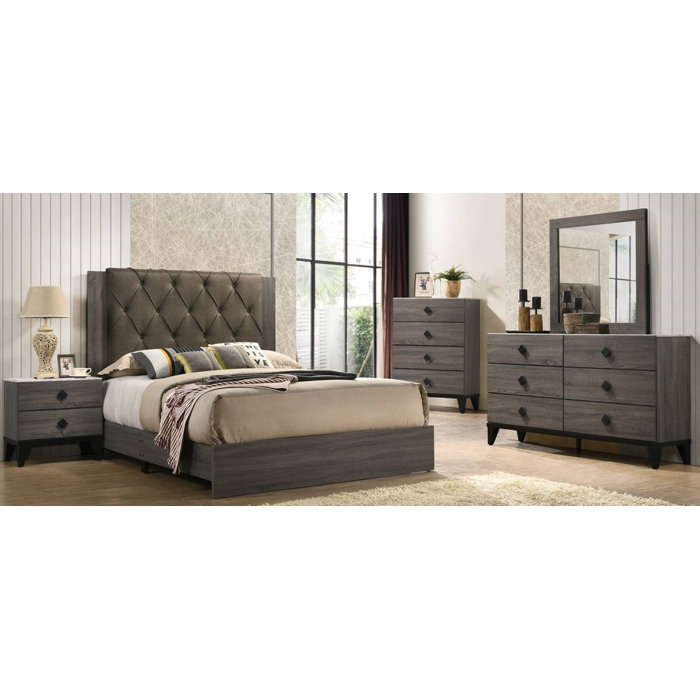 Red Barrel Studio® Gurdas 5 Piece Bedroom Set & Reviews | Wayfair