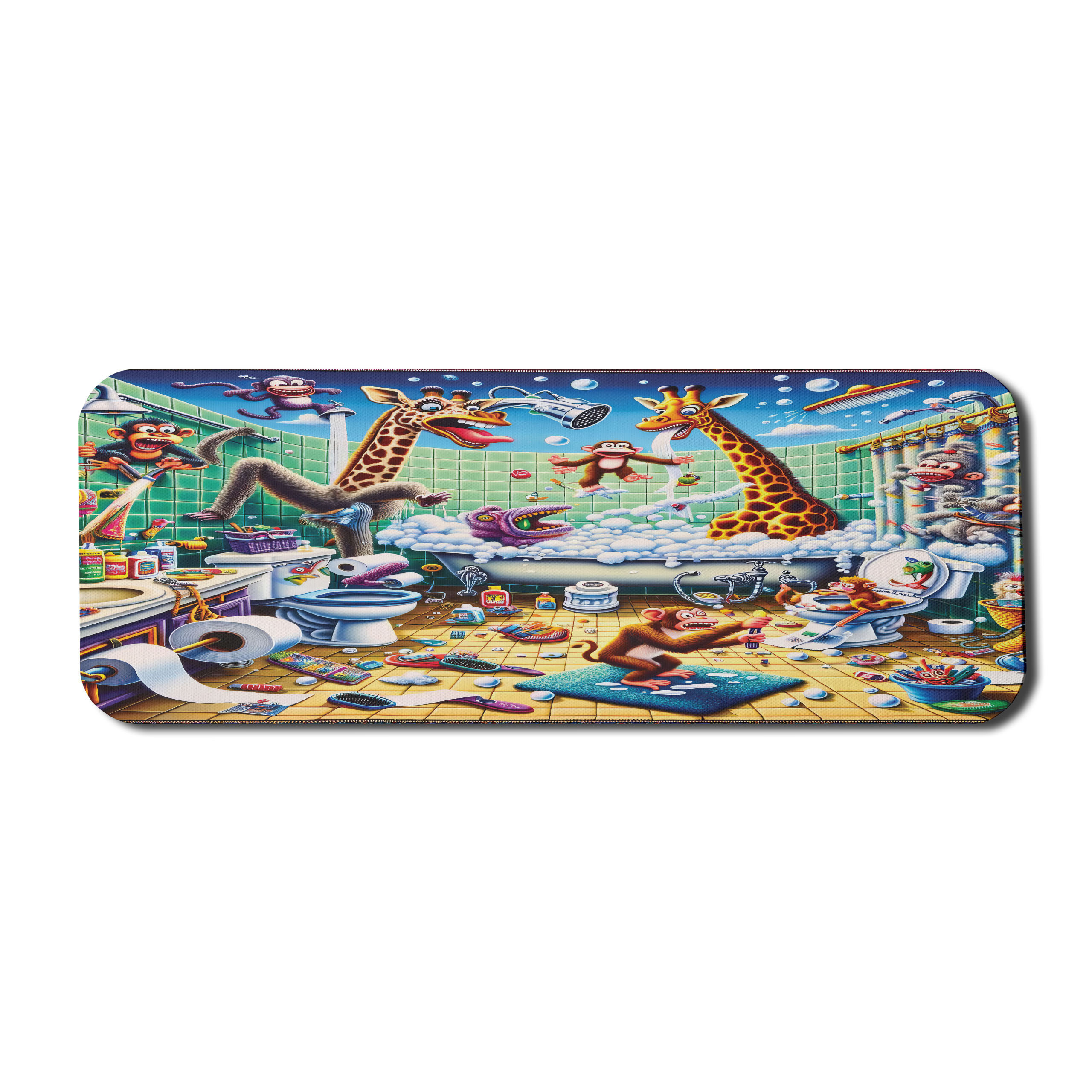 Charlton Home® Deridre Rubber Desk Pad | Wayfair