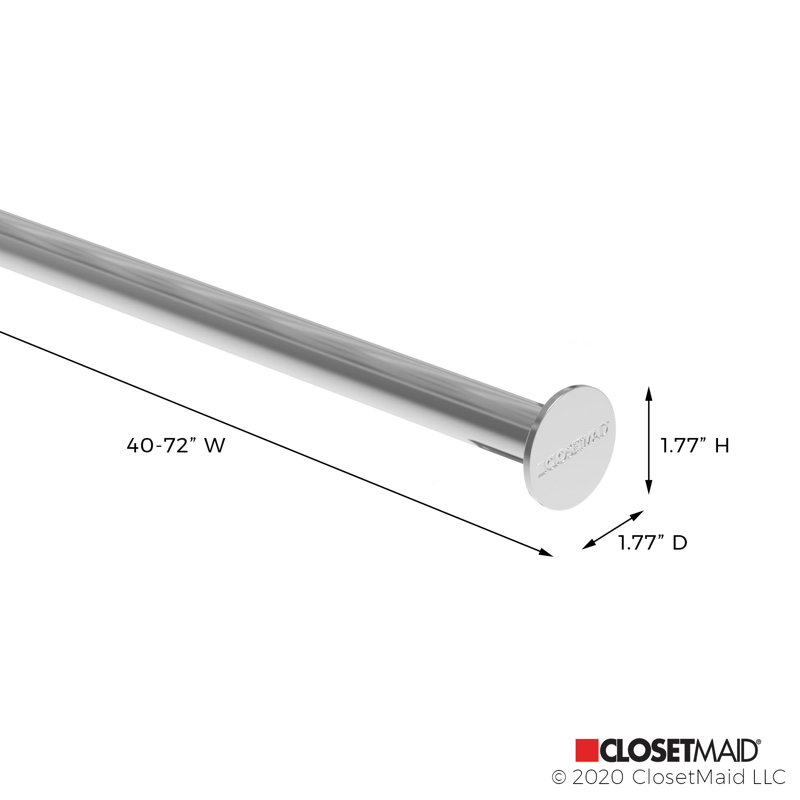 ClosetMaid Premium Wood Shelving Hang Rod & Reviews | Wayfair