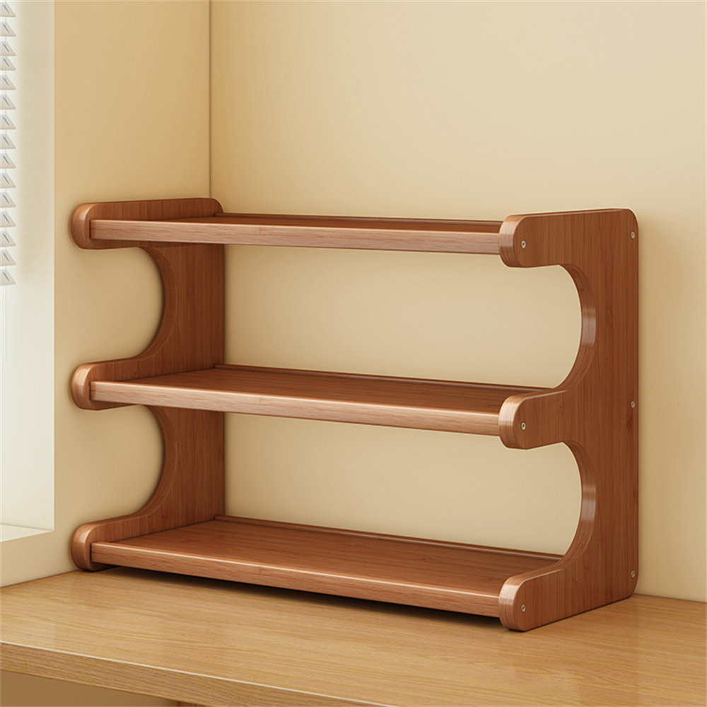 Corrigan Studio® Desktop Bookshelf Organizer - Minimalist Storage Shelf ...