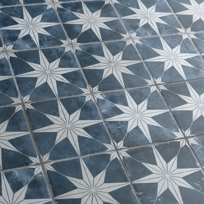 Merola Tile Harmonia 13" x 13" Ceramic Patterned Wall & Floor Tile ...