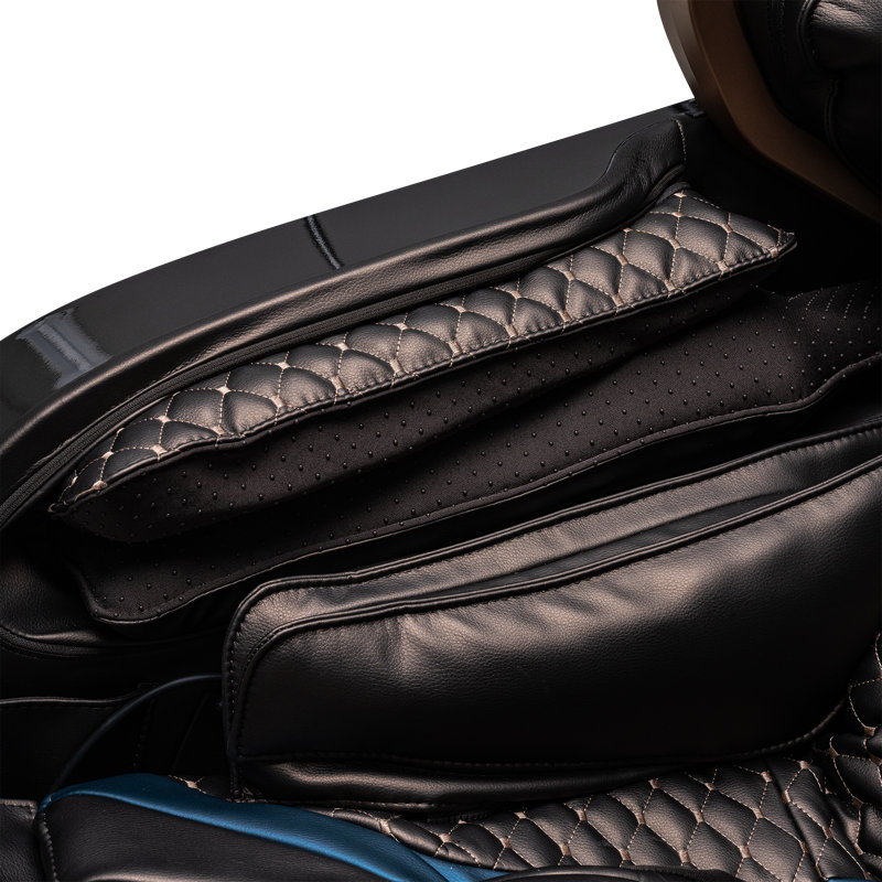 Bodyfriend Genuine Leather Power Reclining Heated Massage Chair | Wayfair