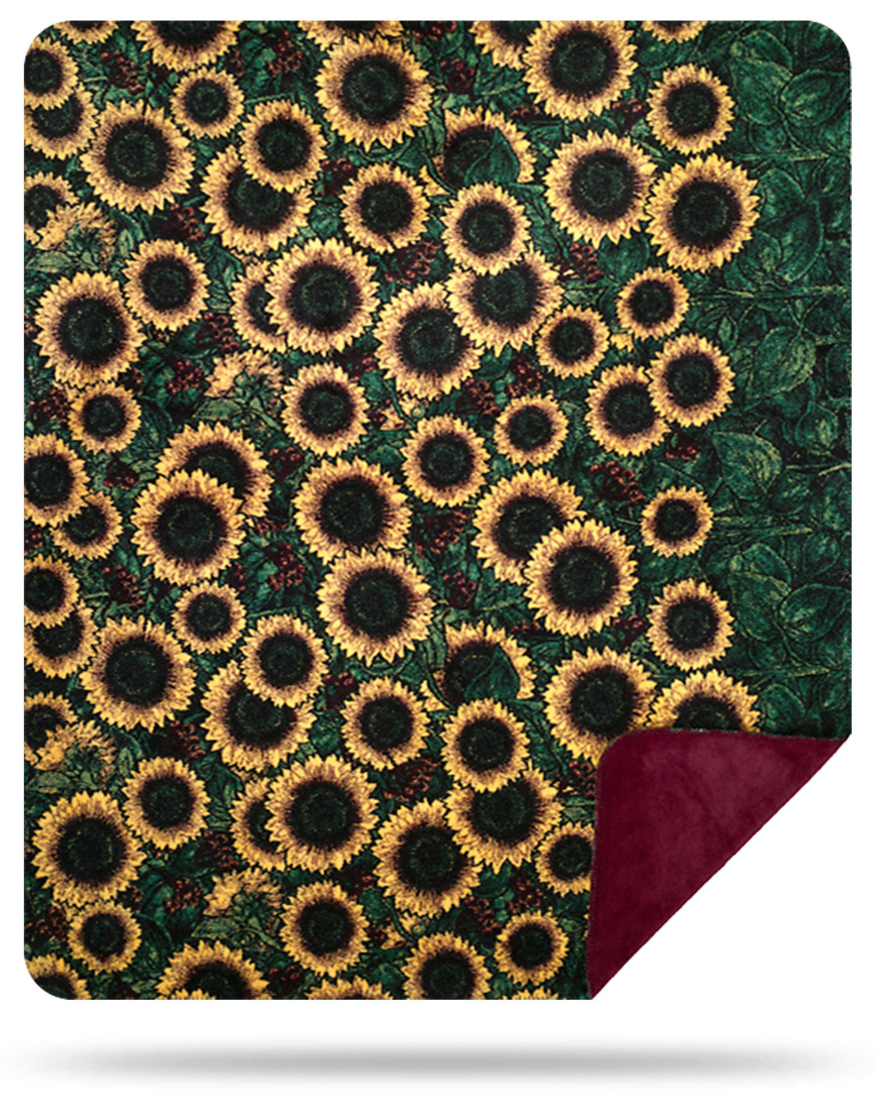 Denali Home Collection Sunflowers Blanket | Wayfair