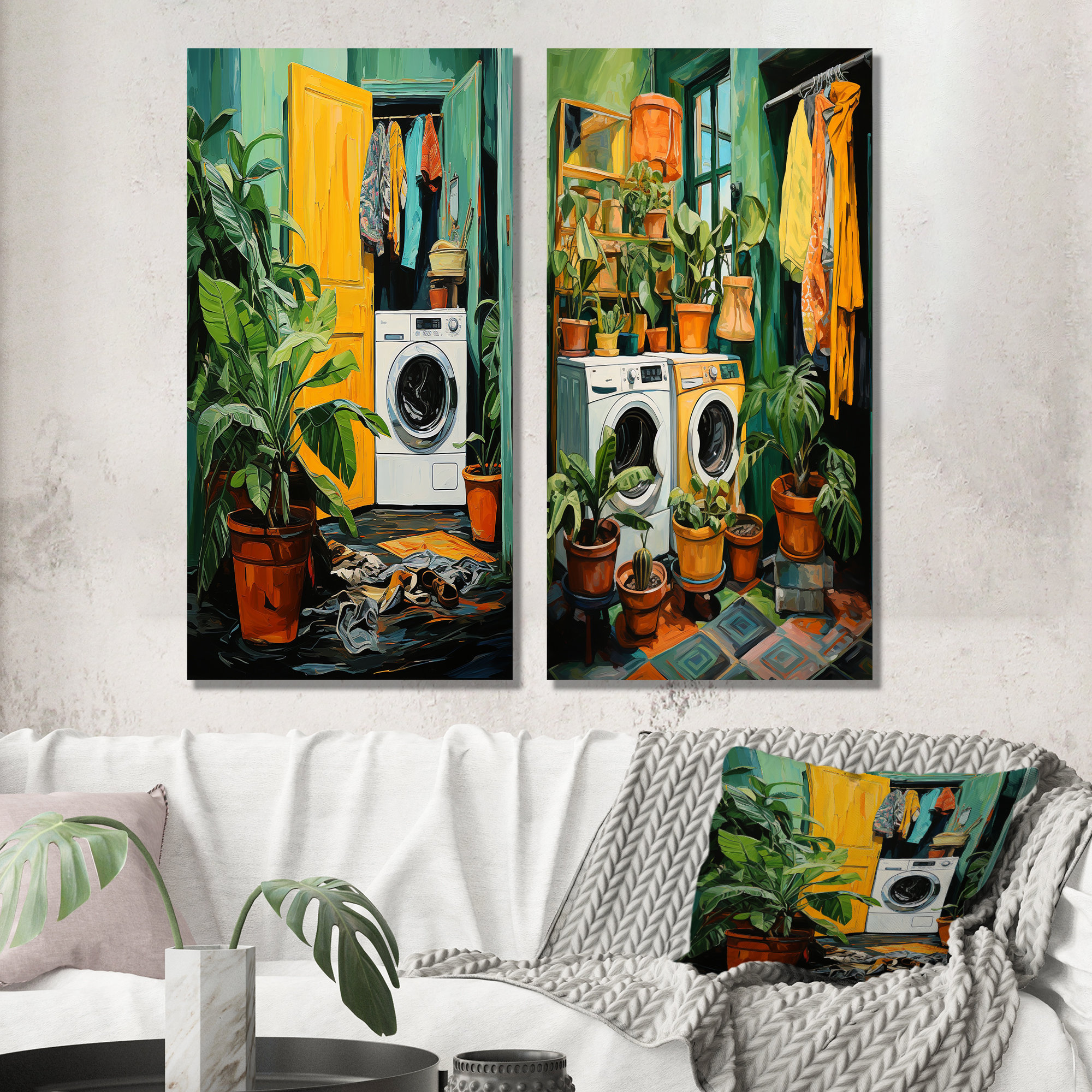 Bay Isle Home™ Laundry Romm Jungle Adventure II - Laundry Metal Prints ...