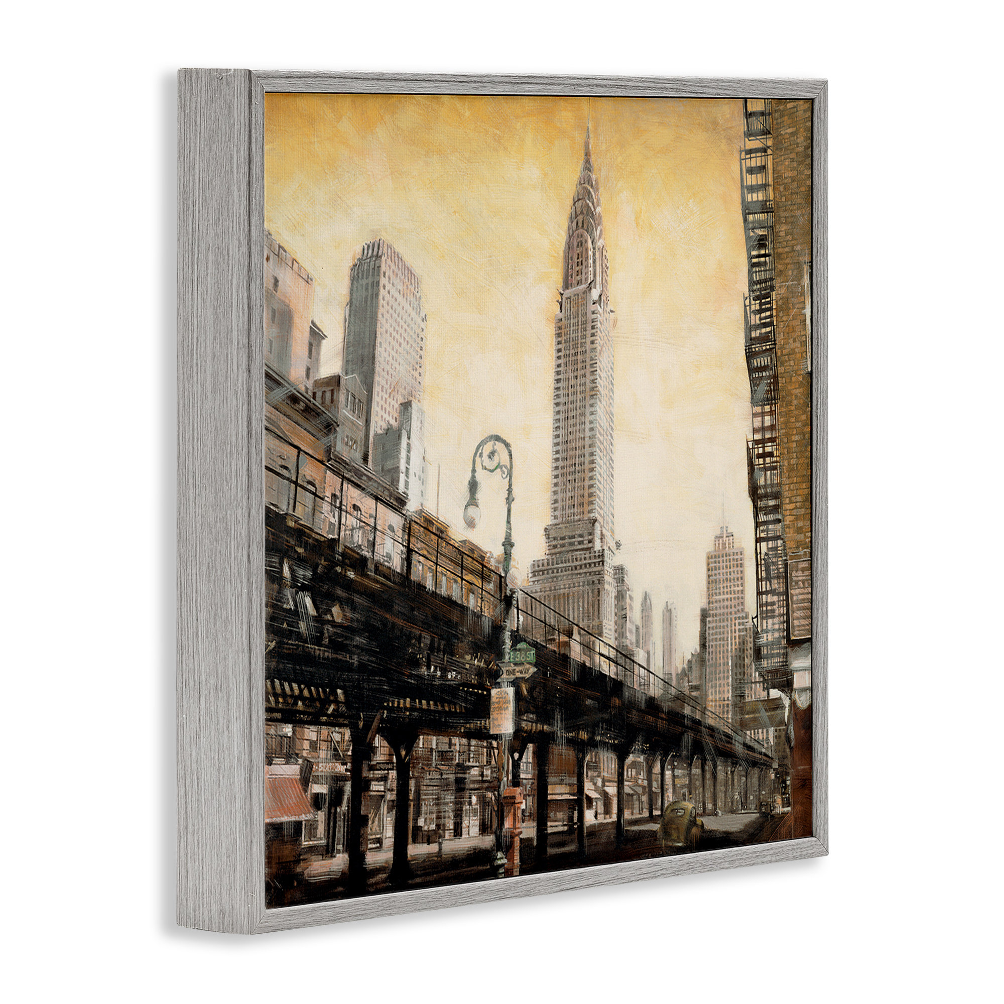 Dakota Fields Looming City Towers Framed Giclee Art by Matthew Daniels ...