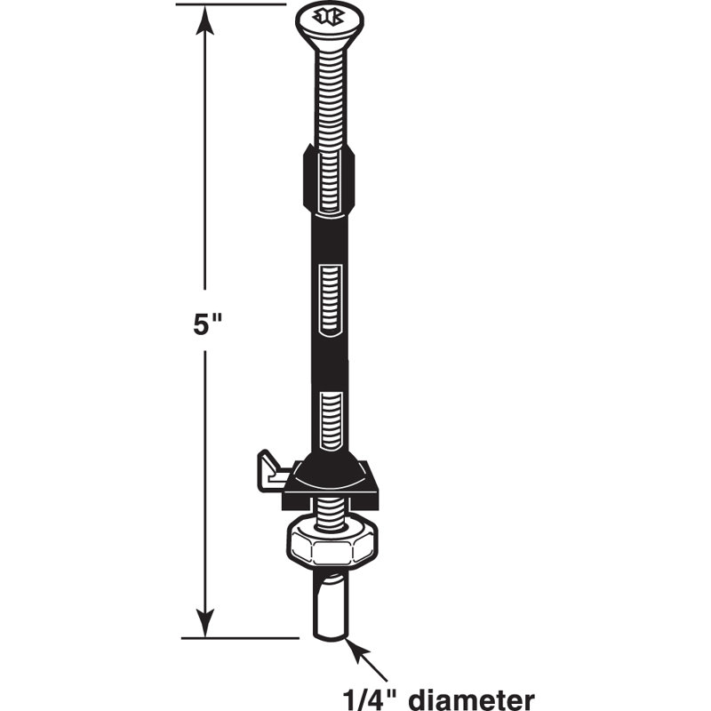 Prime-Line Bi-Fold Door Bottom Pivot Rod, 5 in. | Wayfair