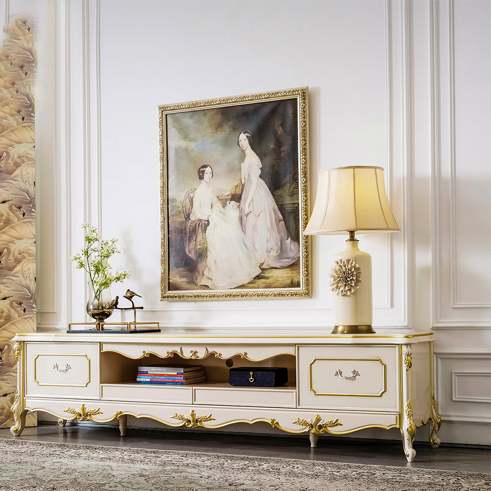 Finaewg Luxury European style living room TV stand | Wayfair