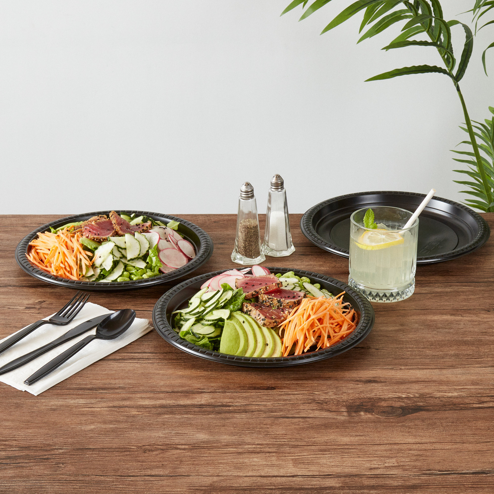 Restaurantware Rectangular Serving Plates 100 Count 7.5 x 5.25 Inch ...