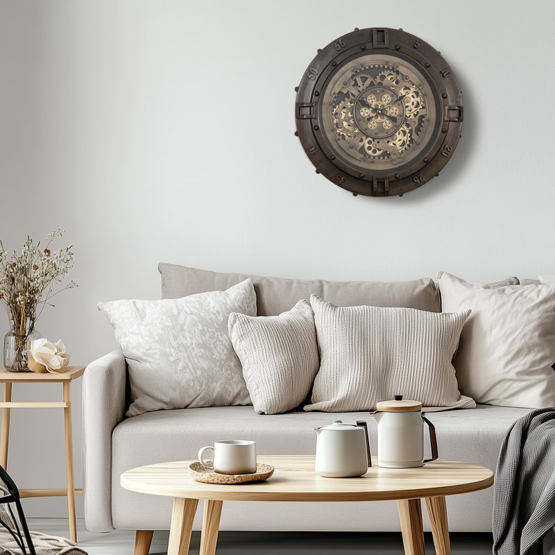 17 Stories Valencia 17.13" Wall Clock | Wayfair