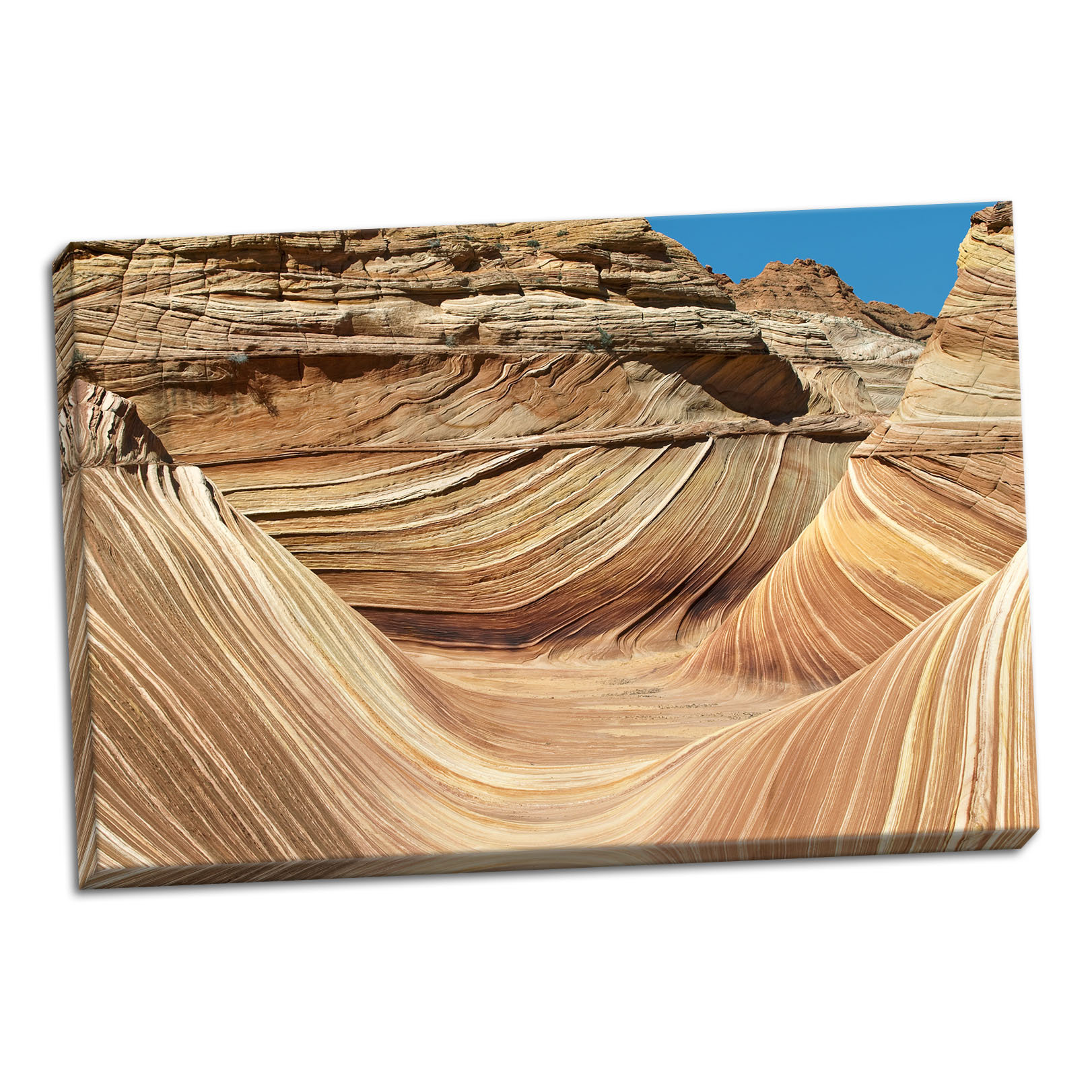 Ebern Designs 'Wave Walls' Photographic Print on Wrapped Canvas | Wayfair