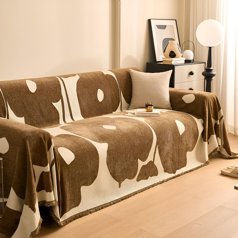 ACHERNAR LLC One-Piece Full Wrap Sofa Cloth, Stain-Resistant And Anti ...