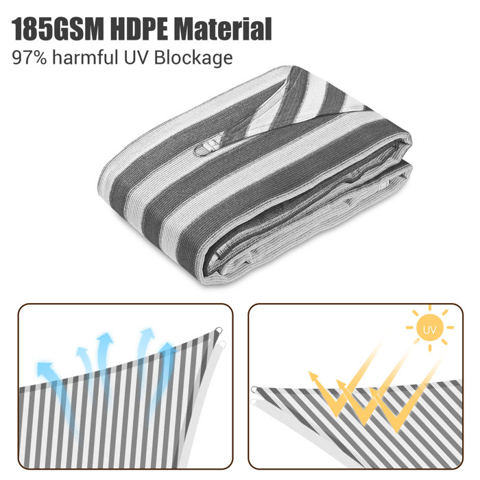 Yescom 13' x 10' Rectangle Shade Sail & Reviews | Wayfair