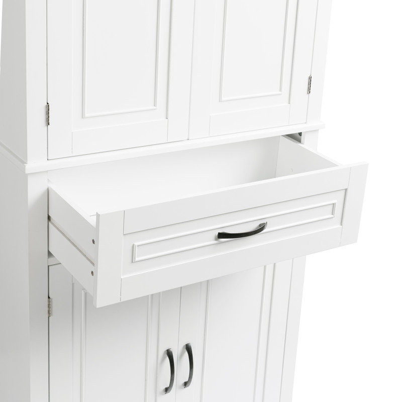 Wildon Home® Dorry 72"H Bathroom Storage Cabinet with Adjustable Shelf ...