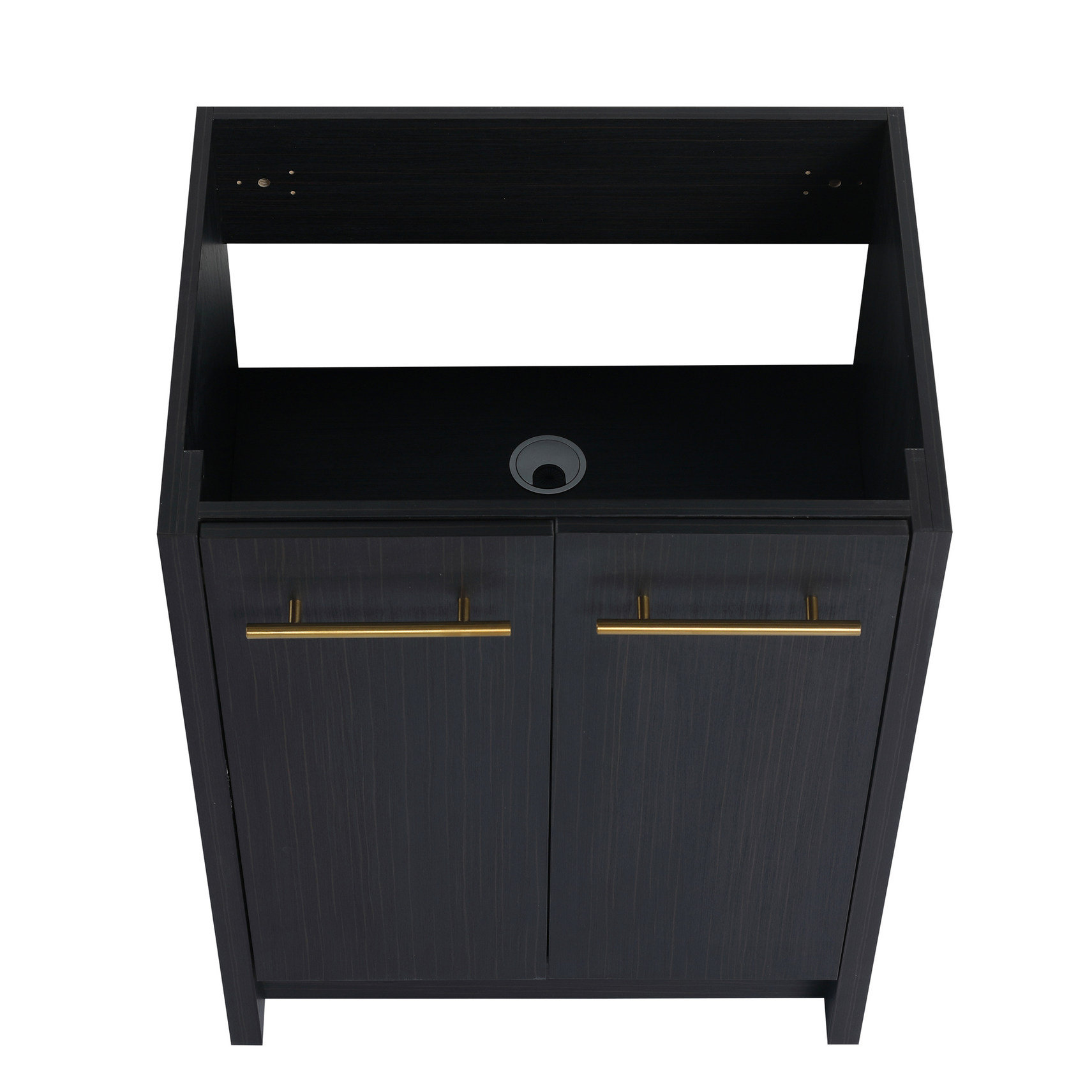 Latitude Run® Freestanding Bathroom Vanity With Resin Sink And Trouble ...