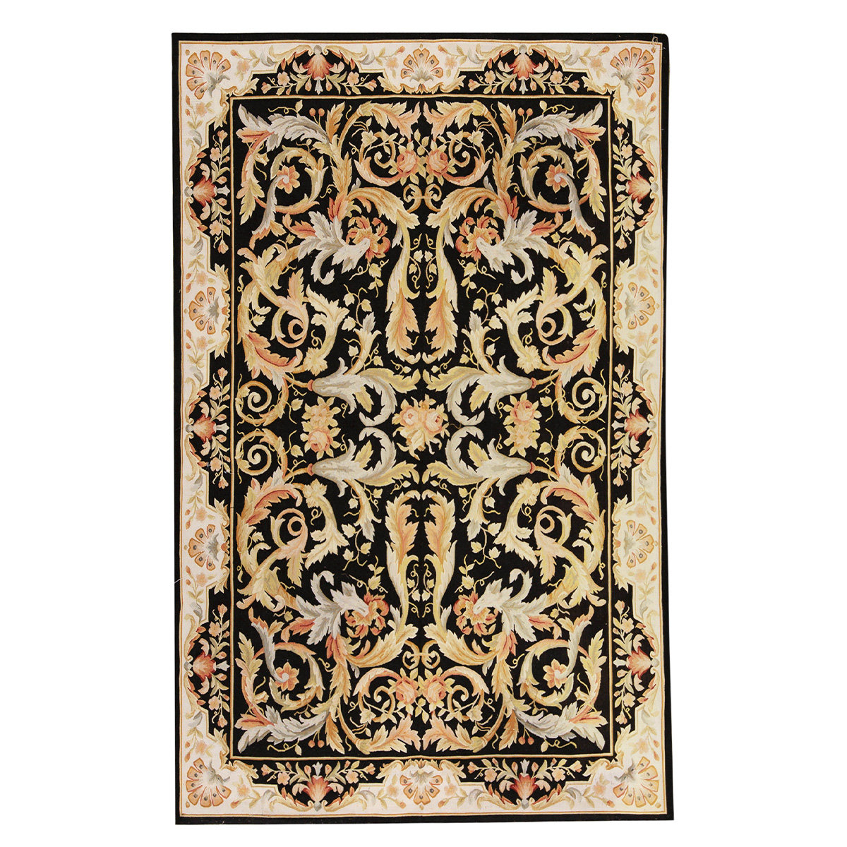 Bokara Rug Co., Inc. One-of-a-Kind High-Quality Hand-Knotted Black ...