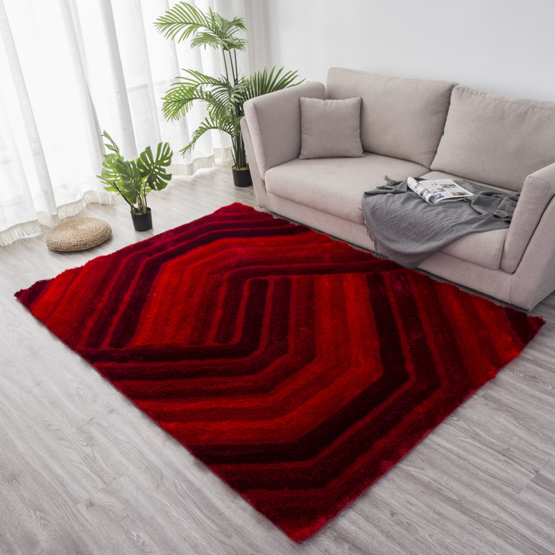 Ebern Designs Deserie RUG 5'X7' MGTSD-Red | Wayfair
