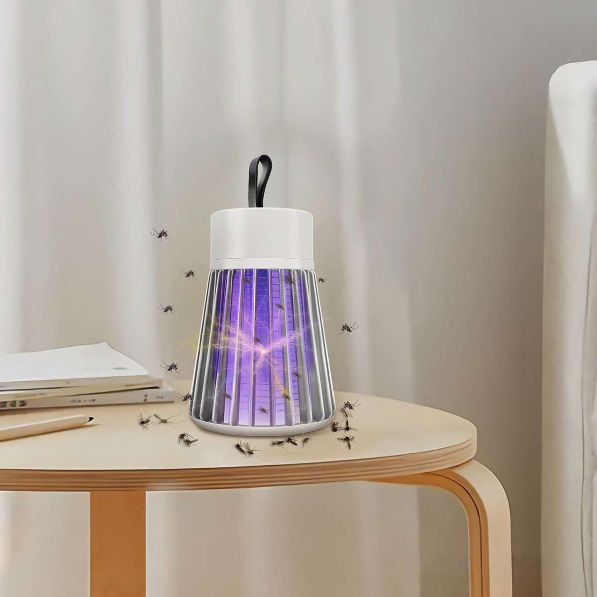 Deago Bug Zapper Rechargeable Mosquito and Fly Killer USB Electric ...