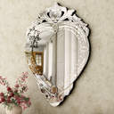 Blue Elephant Glass Flat Wall Mirror Venetian Accent Mirror 95CM ...