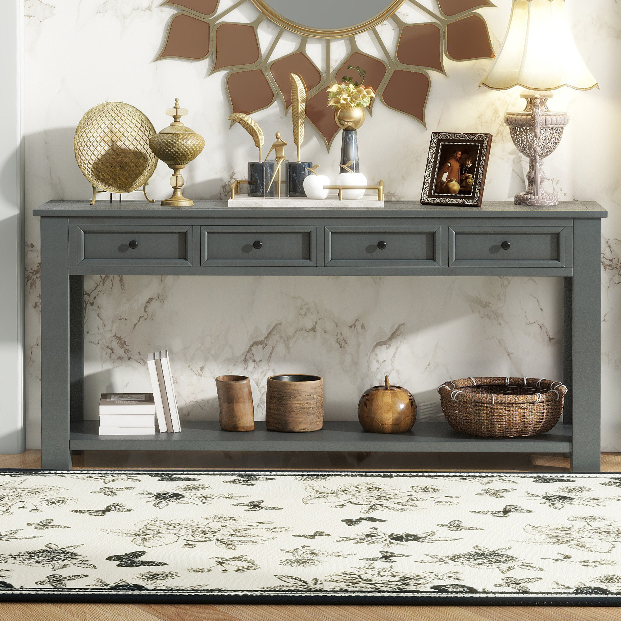 Wade Logan Hagberg 64" Console Table & Reviews - Wayfair Canada