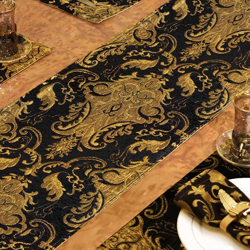 chenille table runner