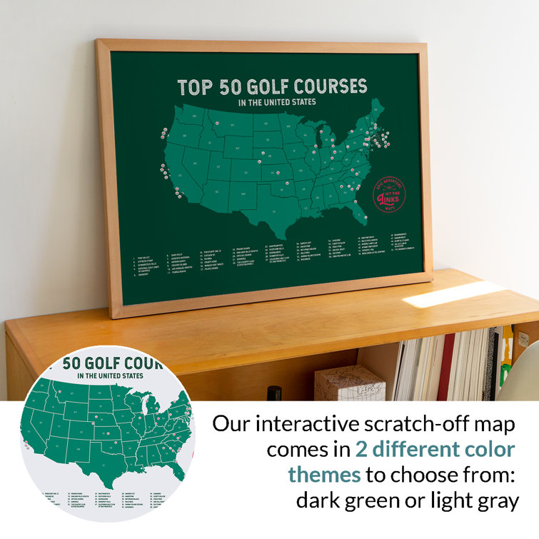 Trinx USA Top Golf Courses Poster Print - Wayfair Canada