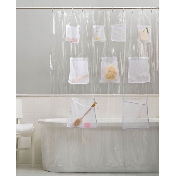 Symple Stuff Pockets Vinyl Single Shower Curtain & Reviews - Wayfair Canada