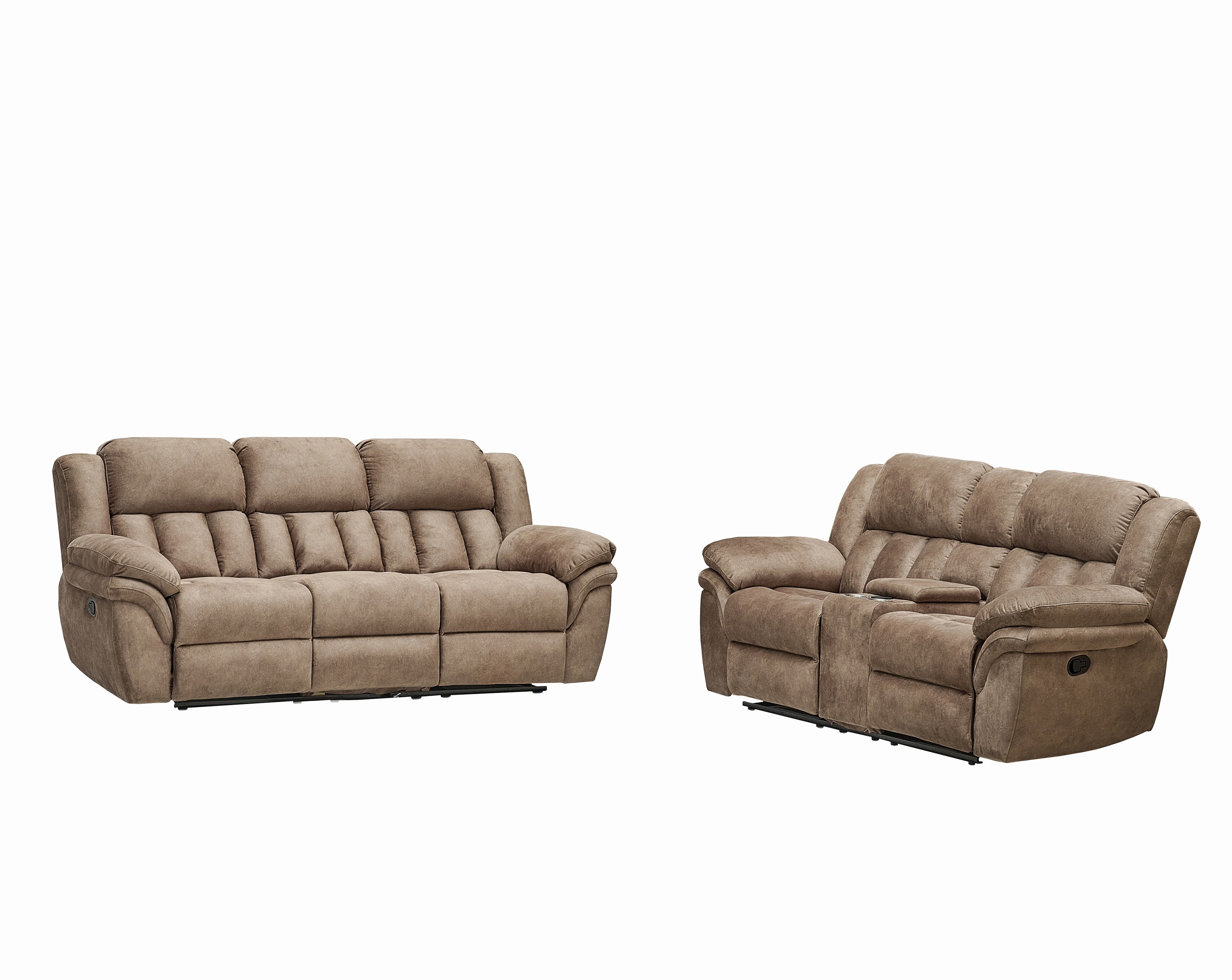 Latitude Run® 2-Piece Contemporary and Overstuffed Manual Reclining ...