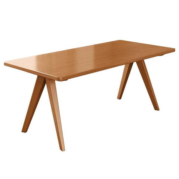 Corrigan Studio® Full Solid Wood Dining Table Whale Table Simple Family ...