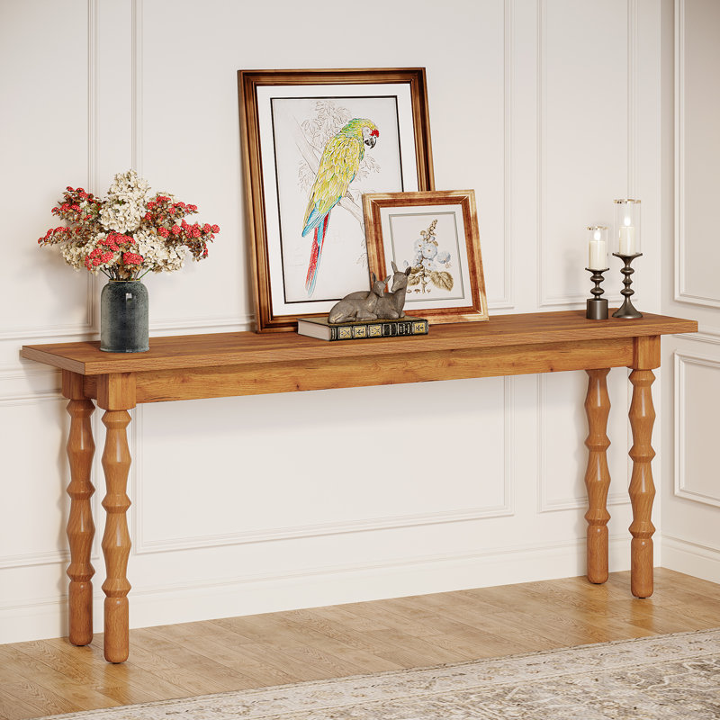 Charlton Home® Donney 70.9" Solid Wood Console Table & Reviews | Wayfair