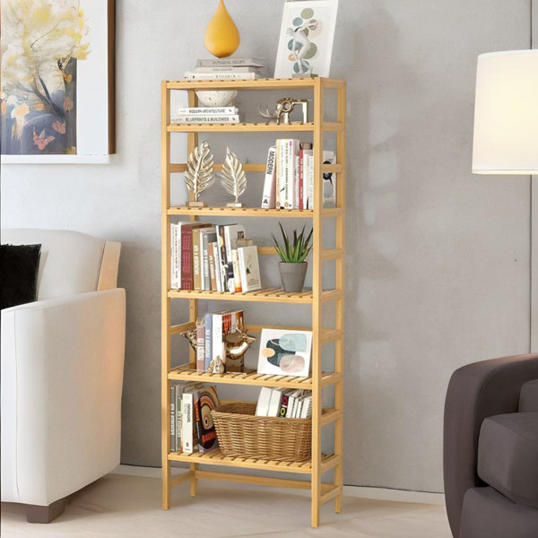 Borough Wharf 6 Tier Bamboo Storage Rack With Adjustable Shelves ...