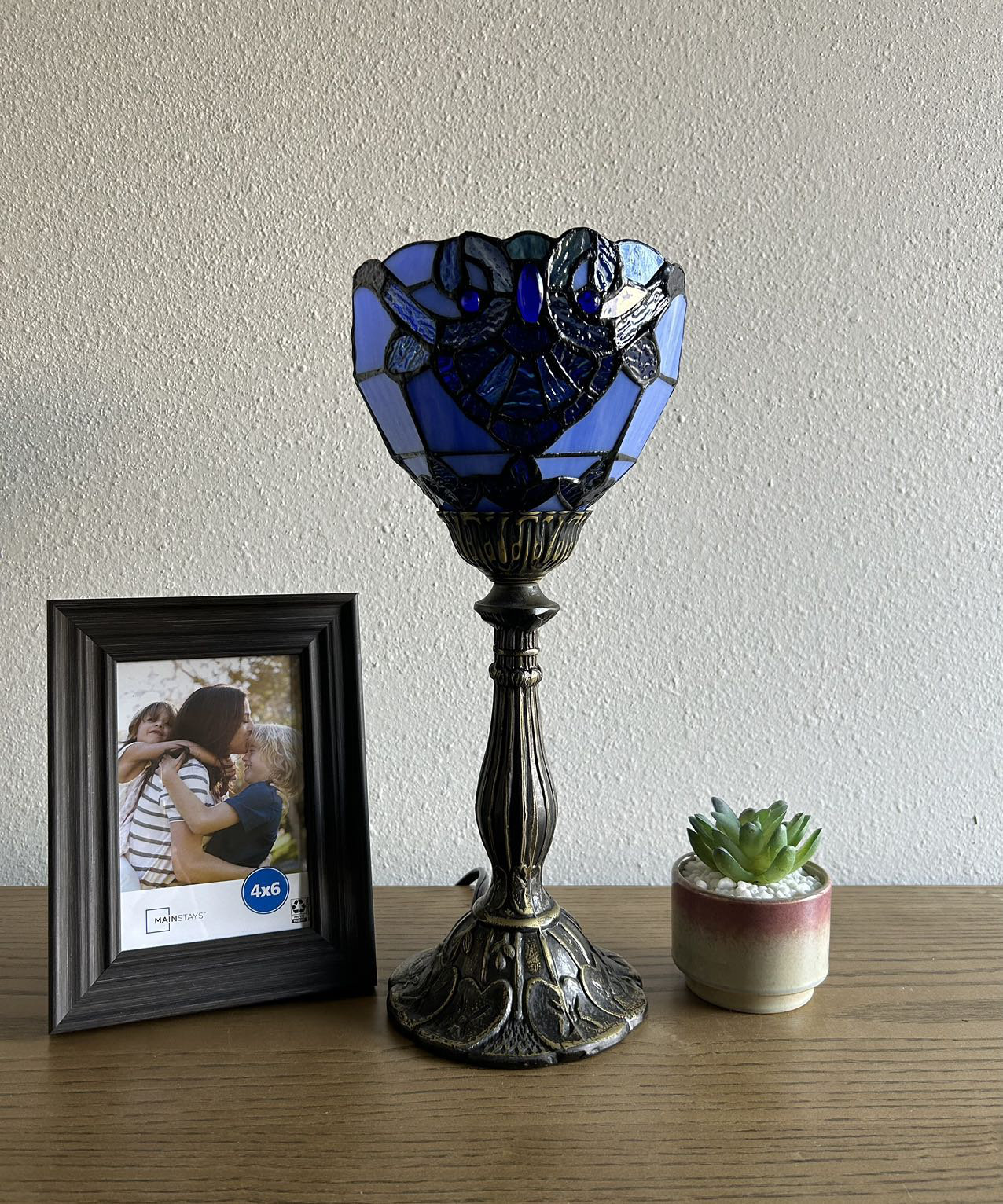 Fleur De Lis Living Simonetti Tiffany Mini Torch Table Lamp Baroque ...