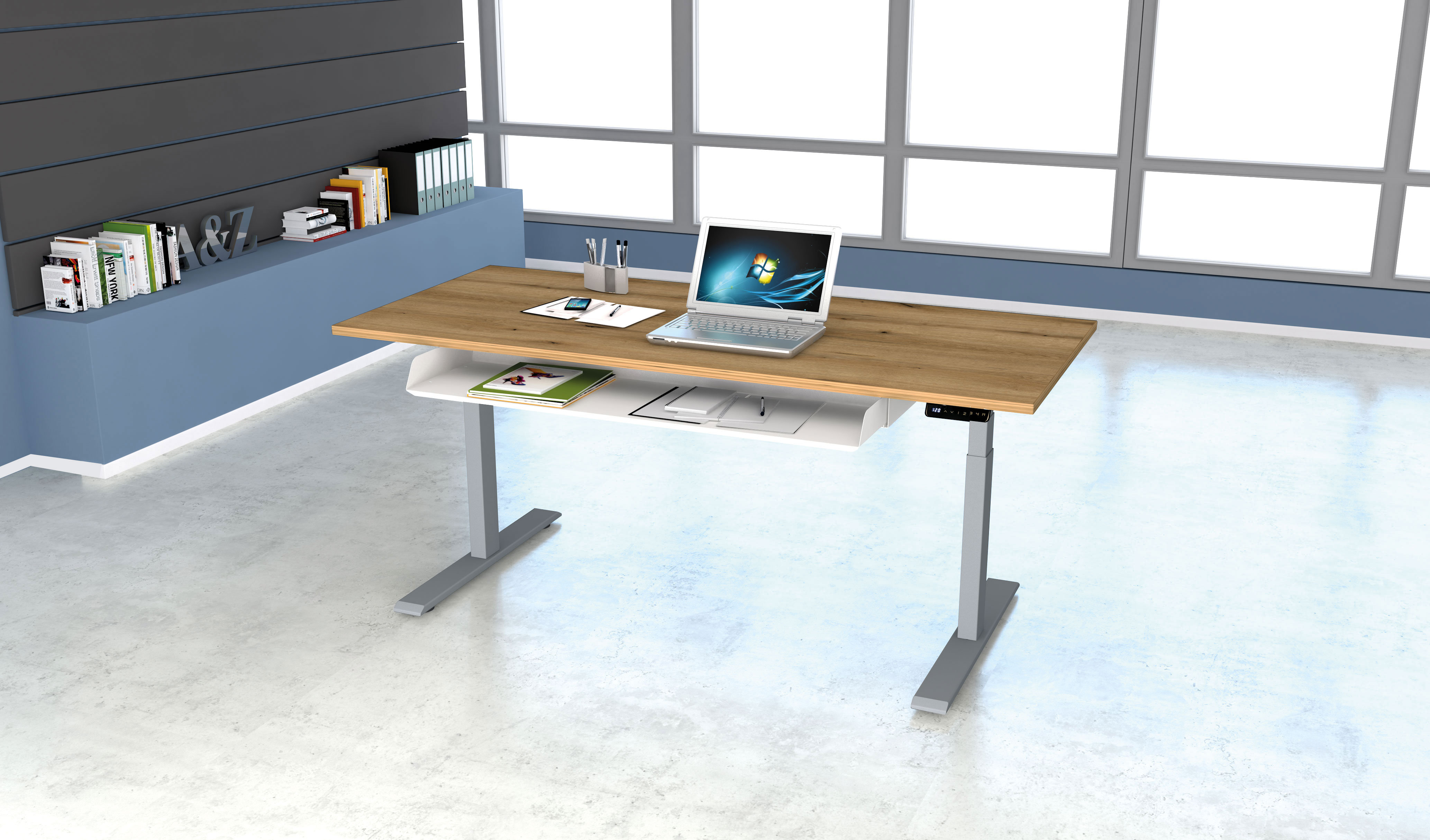 Inbox Zero Height adjustable standing desk | Wayfair.co.uk