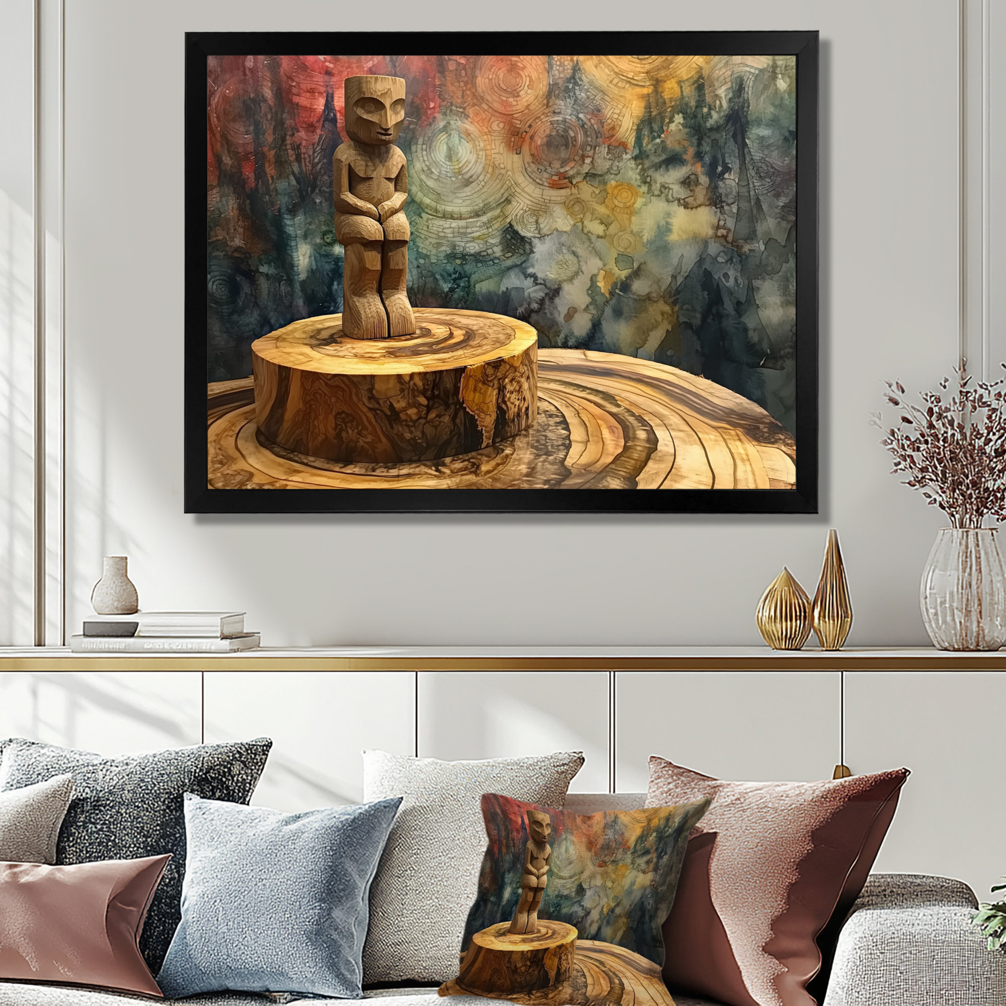 Millwood Pines Ghadah Totem Inuit Tower In Canada II - native american ...