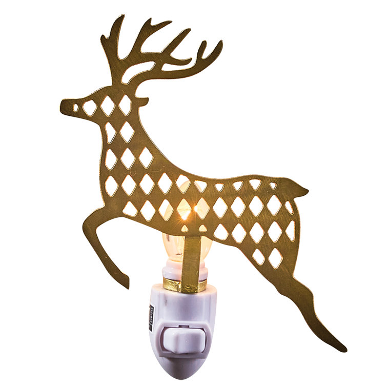 ParkDesignsSplitP Deer Night Light | Wayfair