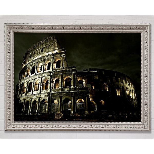 Bright Star Colosseum Roman Architecture - Single Picture Frame Print ...