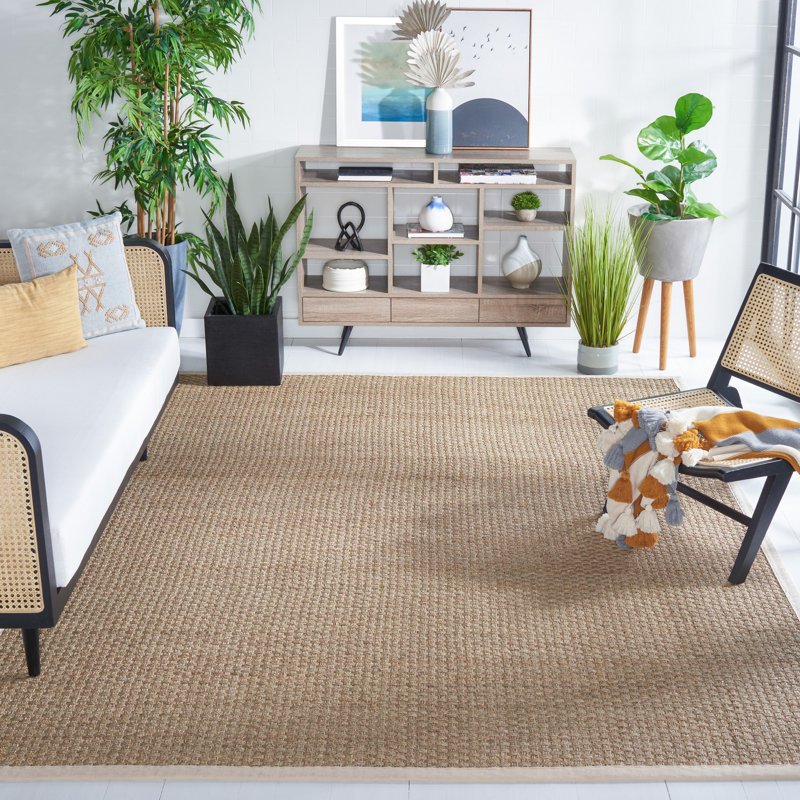 Dollard Bamboo Slat / Seagrass Natural/Ivory Rug & Reviews | Joss & Main