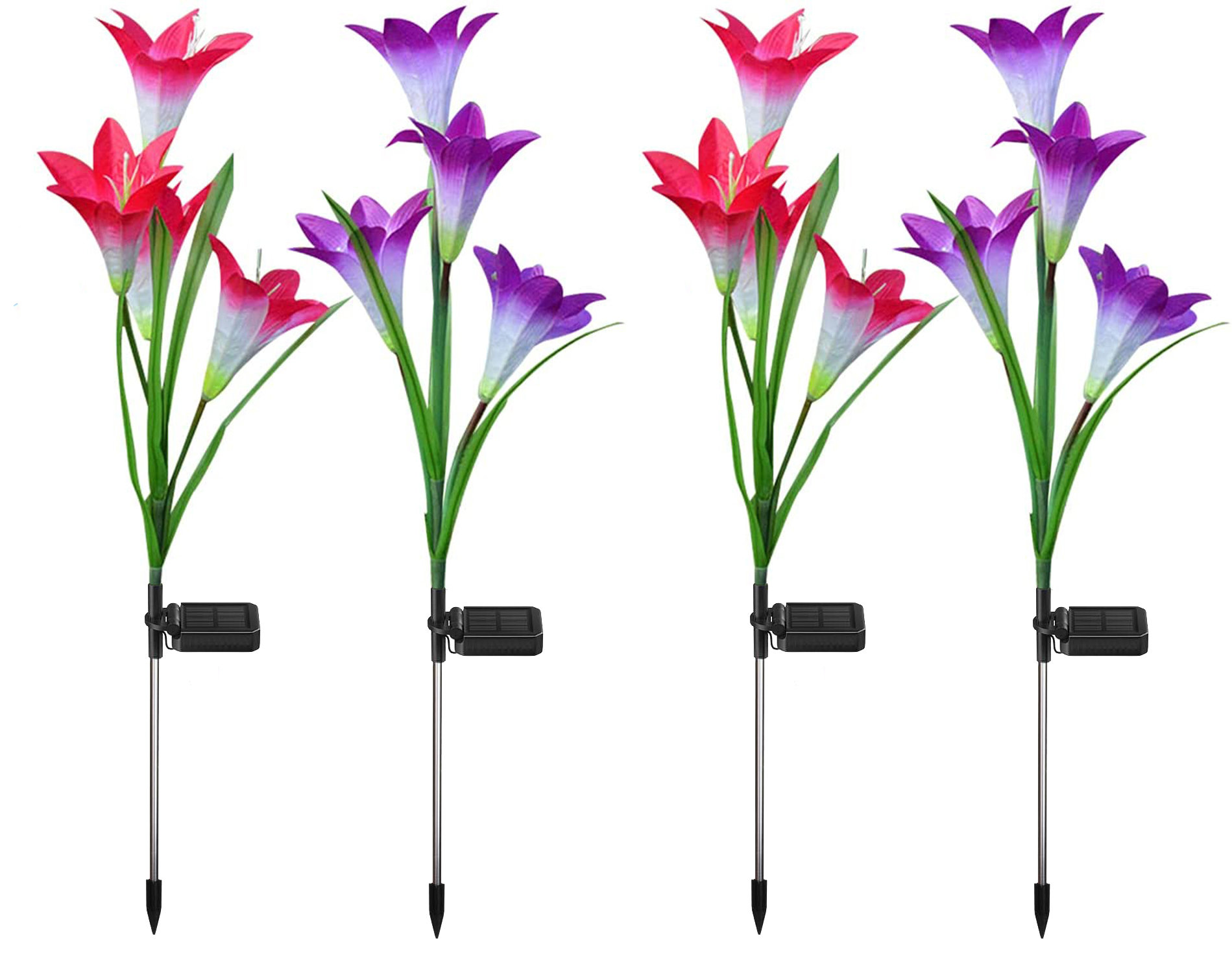 Arlmont & Co. 4 Pieces Garden Stake Set | Wayfair