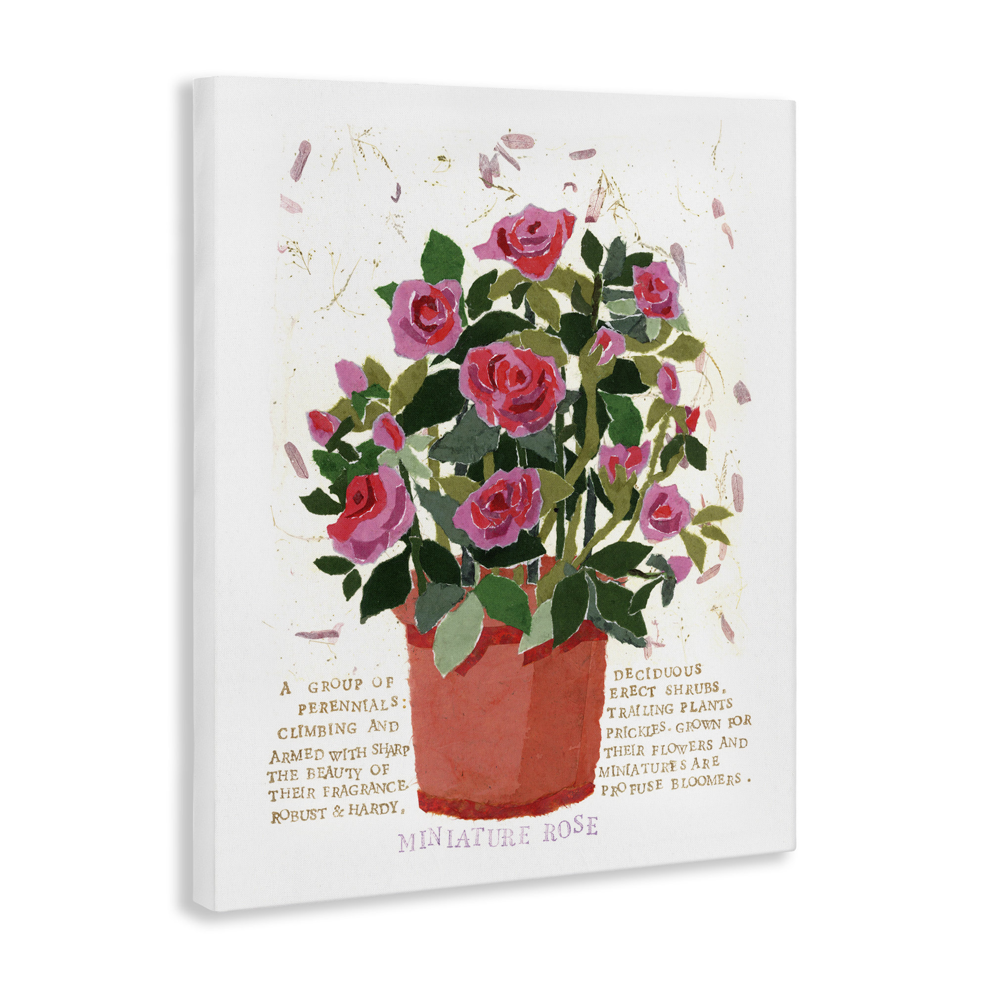 Trinx Mini Roses Bouquet Canvas Wall Art by Nancy Overton | Wayfair
