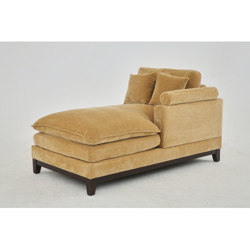 One Arm Chaise Lounge Chairs You'll Love | Wayfair