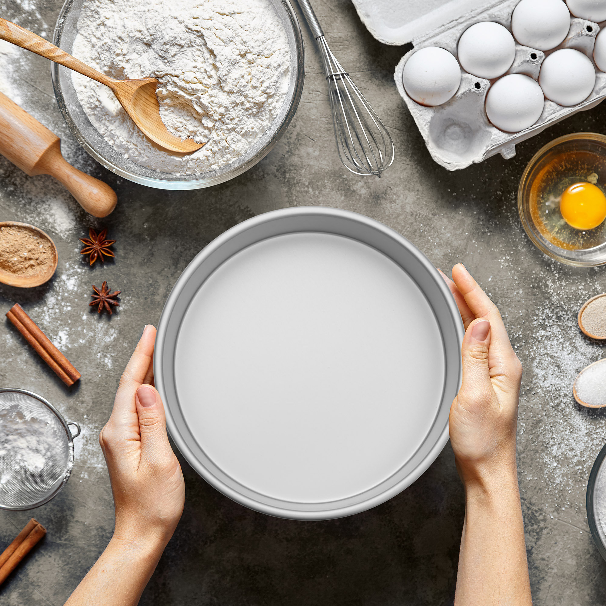 Last Confection 2 Piece Aluminum Bakeware Set, 6" x 2" Deep | Wayfair