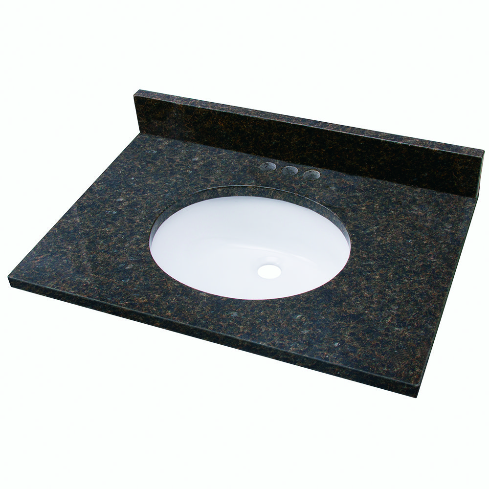 3S Stone 31'' Stone Single Bathroom Vanity Top with Sink | Wayfair