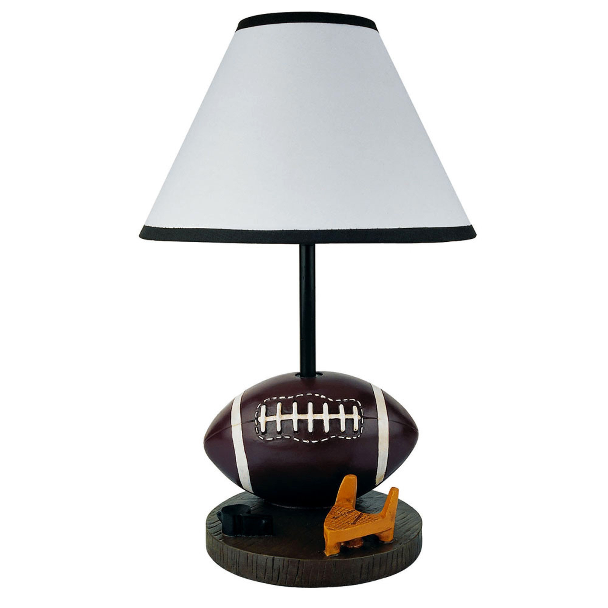 Zoomie Kids Giblin Polyresin Football 15" Table Lamp & Reviews | Wayfair