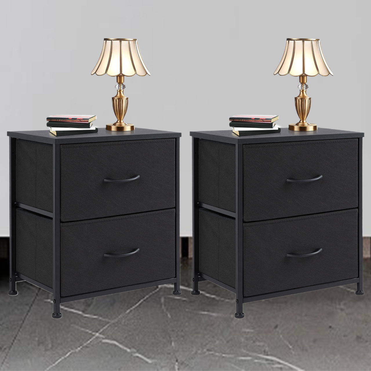 Ebern Designs Drawers Dresser Chest Of Drawers,Metal Frame And Wood Top ...